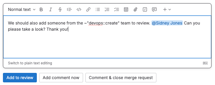 Index · Reviews · Merge requests · Project · User · Help · GitLab
